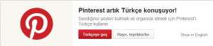 Pinterest Artık Türkçe - Sosyal Medya